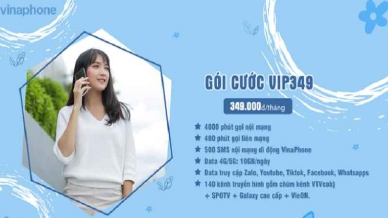 Đăng Ký Gói VIP349 Vinaphone: Ưu Đãi, Cách Đăng Ký Nhanh